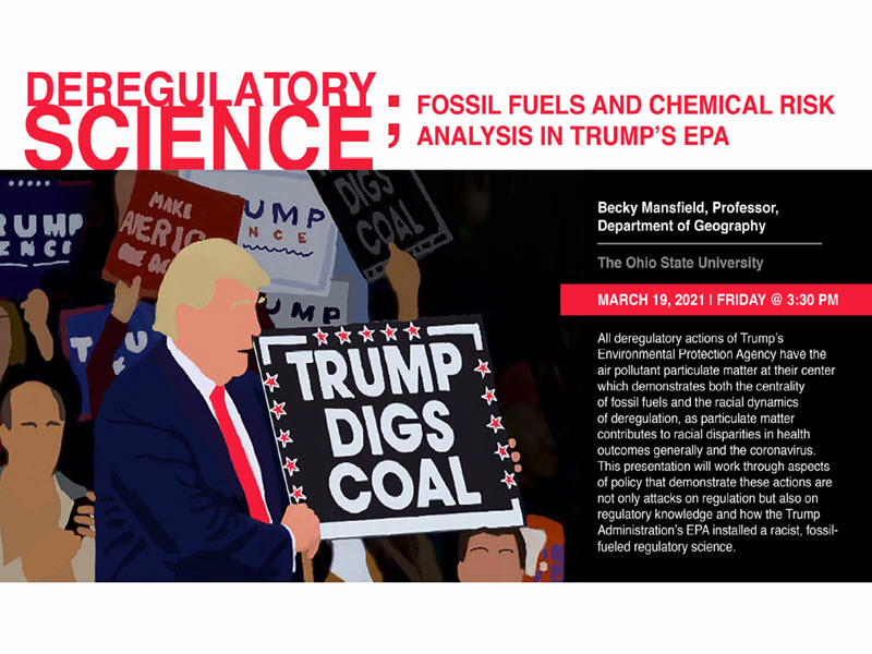 Deregulatory science: Fossil fuels and chemical risk analysis in Trump ...
