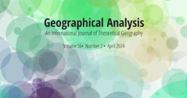Leadership change at Geographical Analysis | Department of Geography