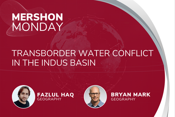 Mershon Monday | Transborder Water Conflict in the Indus Basin ...